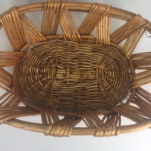 Accents | Boho Wicker Nesting Woven Decorative Cutout Basket | Poshmark
